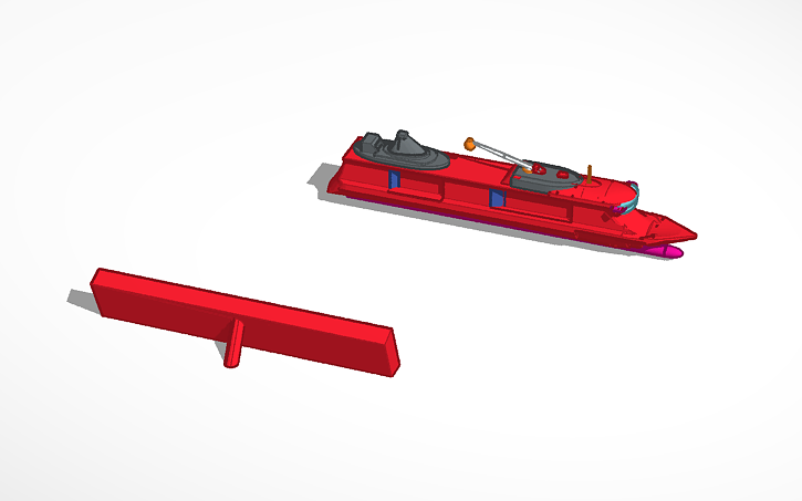 3D design Cruise Ship - Anthem of the Seas - Tinkercad
