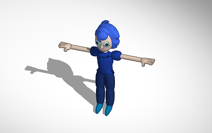 3D design FNF Rebecca Starving Artist - Tinkercad