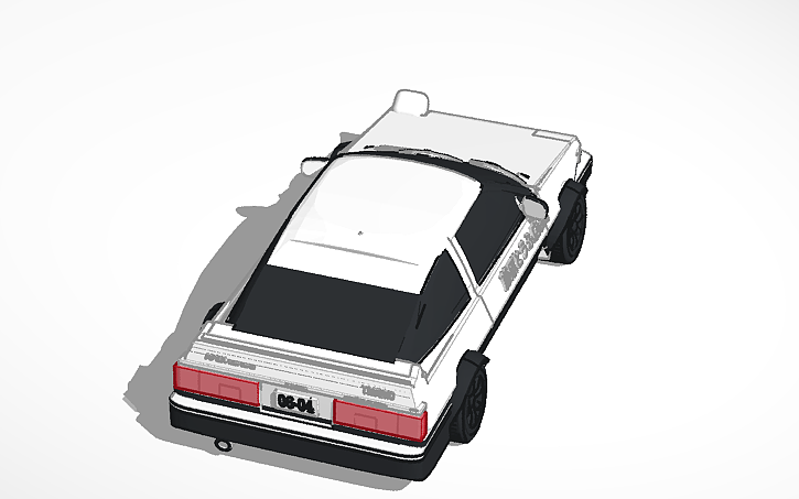 3D design Toyota ae86 - Tinkercad