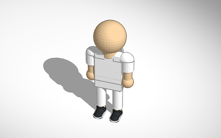 3D design human model (free to copy) - Tinkercad