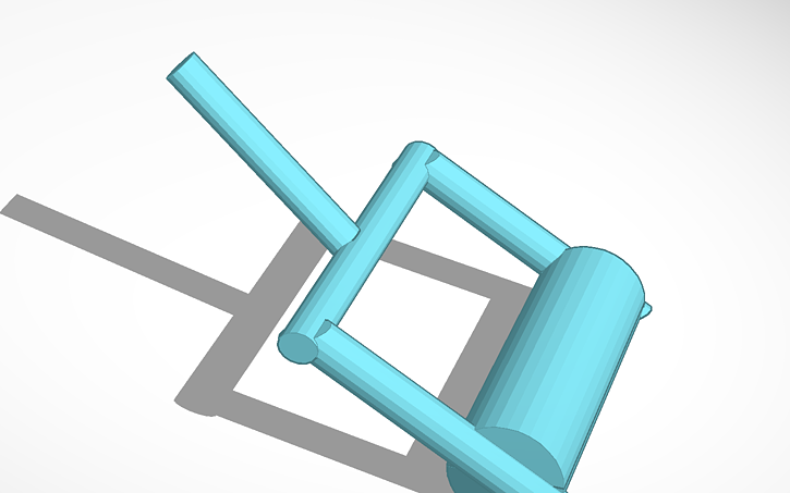 3d Design Paint Roller Tinkercad