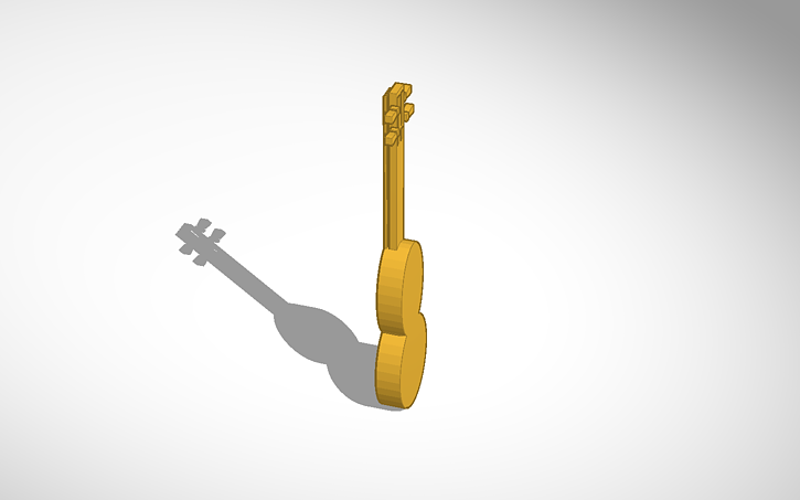 3D design guitar | Tinkercad
