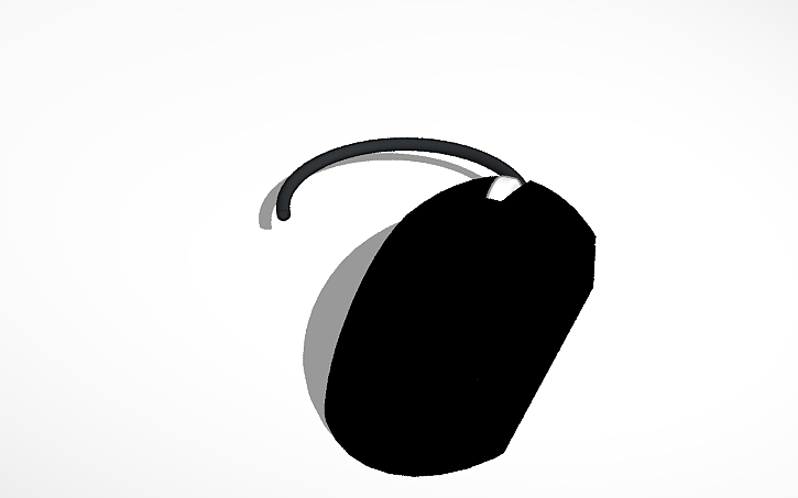 3D design Computer Mouse - Tinkercad