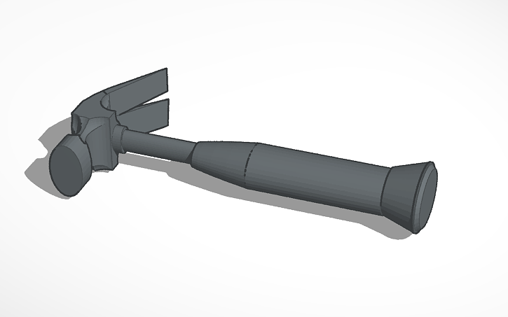 3D design Hammer - Tinkercad