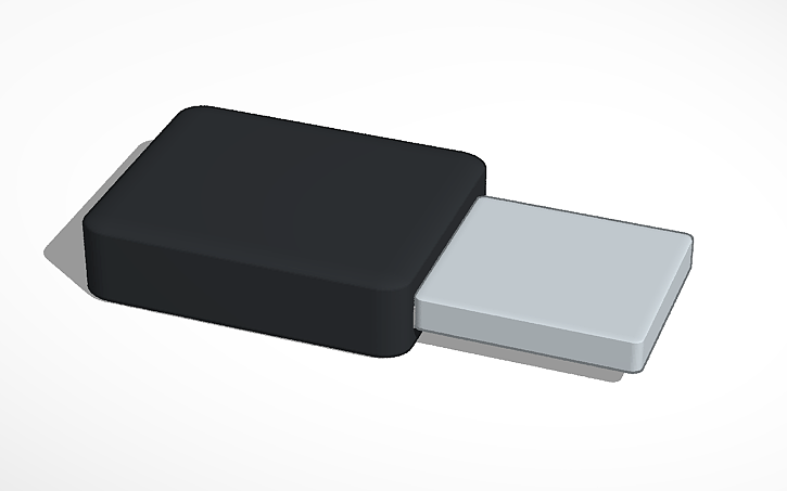 3D design USB port - Tinkercad