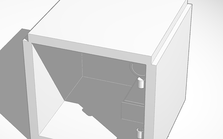 3D design coffre fort - Tinkercad
