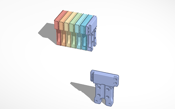3D design Railcore-E3D-TC-Mount-FacePlate-v1 - Tinkercad