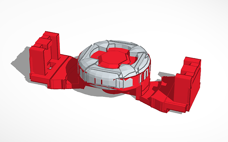 3D design beyblade burst sparking Sparking chip core template - Tinkercad