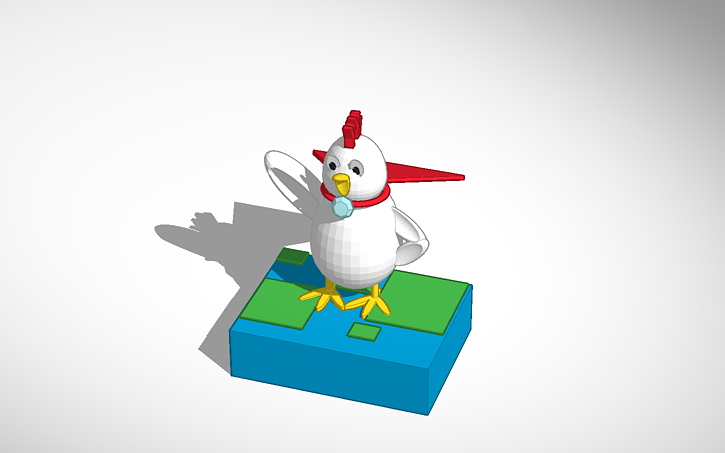 3D design 1조 chicken | Tinkercad