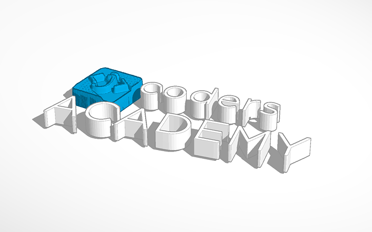 3D design jCoders Logo - Tinkercad