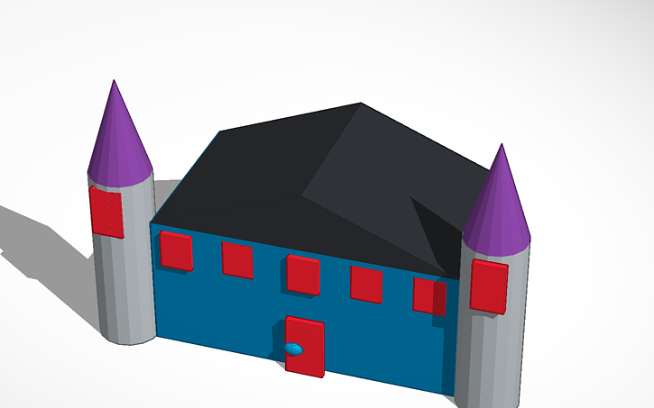 3D design princess castle | Tinkercad