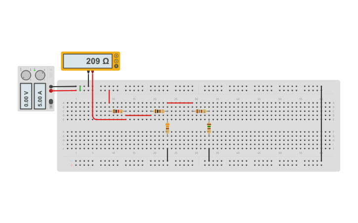 Circuit design Rth l2p1 | Tinkercad