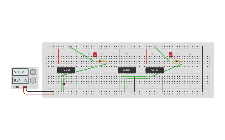 Circuit Design Boolean Exp Tinkercad