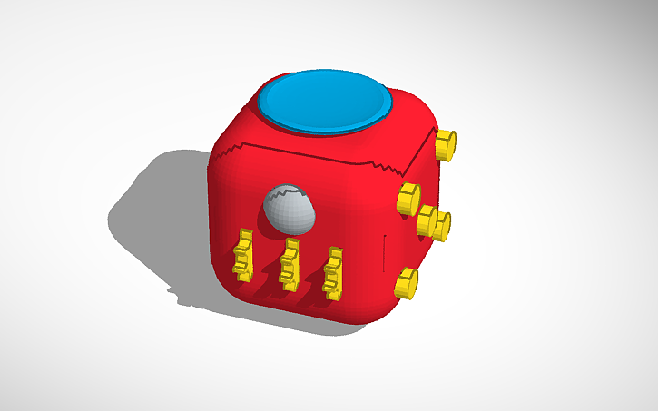 3D design fidget cube | Tinkercad