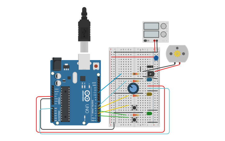 Circuit design lab 1 part c | Tinkercad