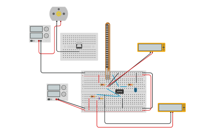 Circuit design Flex Sensor Circuit - Tinkercad Circuit design Flex Sensor Circuit - Tinkercad