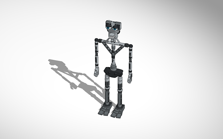 3D design Endoskeleton - Tinkercad