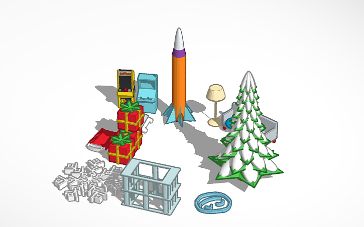 3D design Christmas - Tinkercad