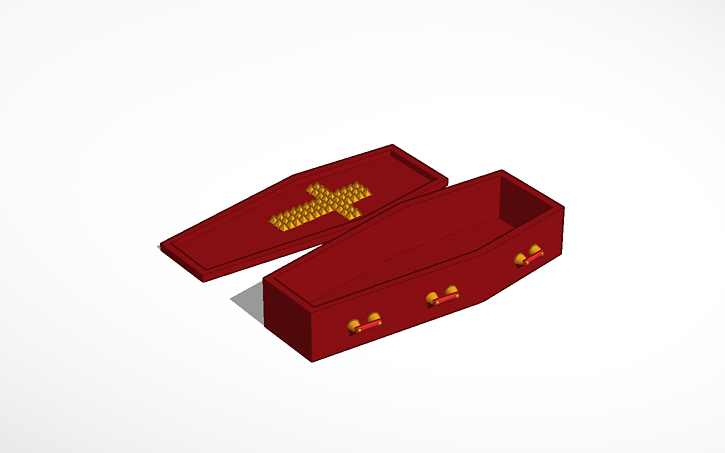 3D design Hamster Coffin - Tinkercad
