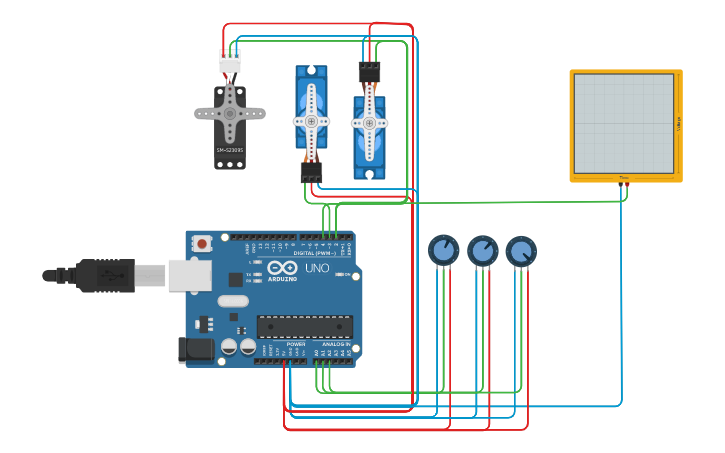 Circuit design Servo_Aufgabe_2 - Tinkercad