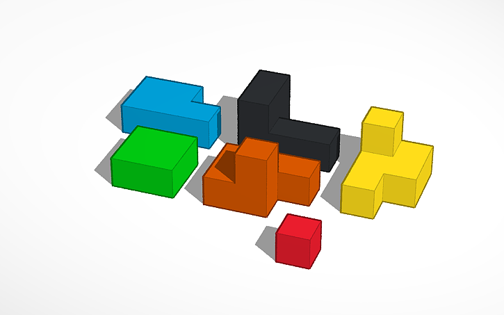 3D design Another puzzle that I made - Tinkercad
