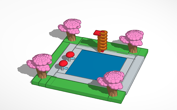 3D design Pool - Tinkercad