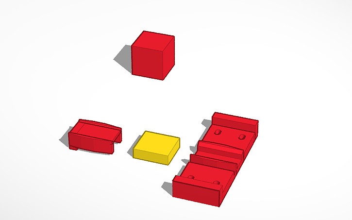3D design Cassette Align block - Tinkercad 3D design Cassette Align block - Tinkercad
