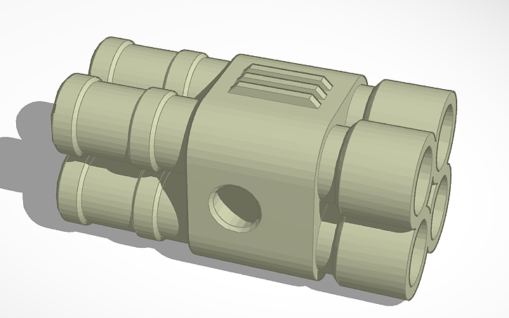 3D design Ork Rocket Pod - Tinkercad