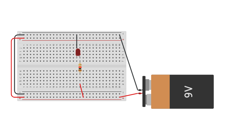 Circuit design Board y arduino, energia electrica - Tinkercad