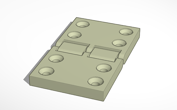 Tinkercad Tutorial How To Make A Hinge Youtube