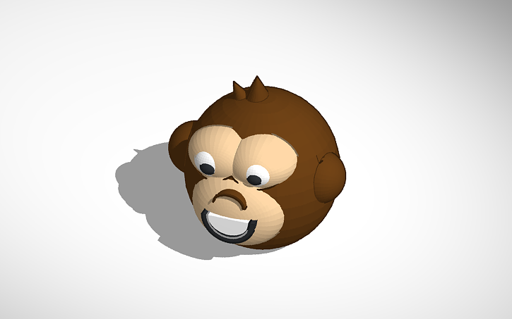 3D design Monkey - Tinkercad