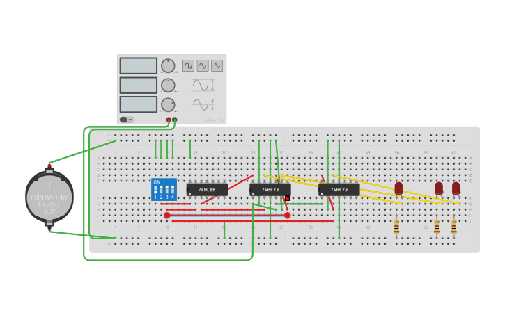 Circuit Design Asynchronous Jk Tinkercad