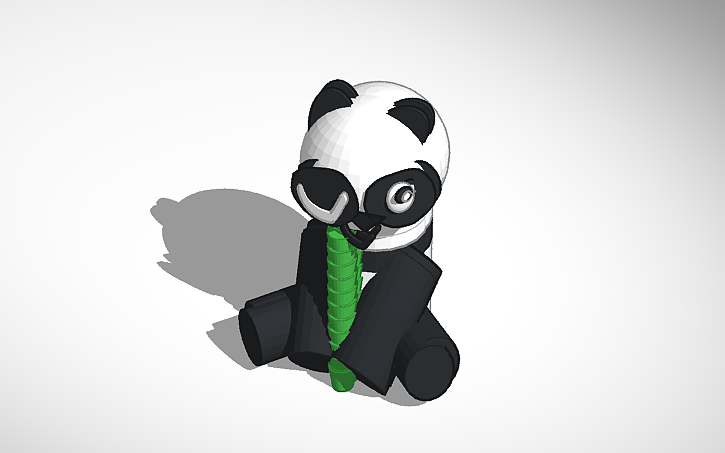 3D design Panda - Tinkercad