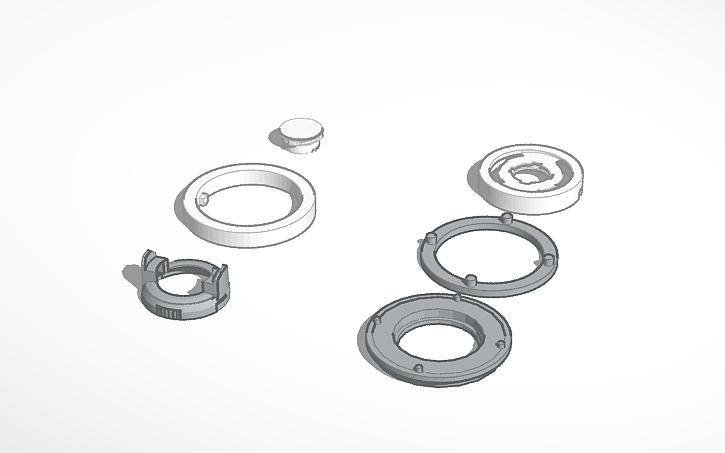 3D design Working Beyblade Burst DX Template - Tinkercad