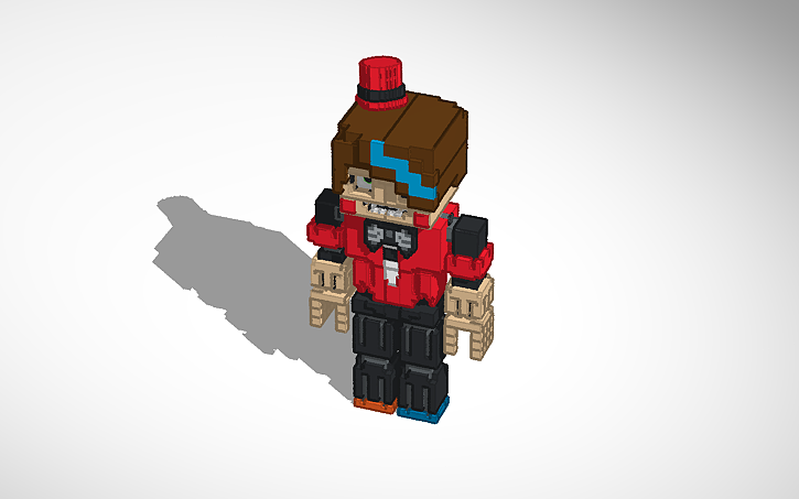 3D design funtime supah v2 - Tinkercad