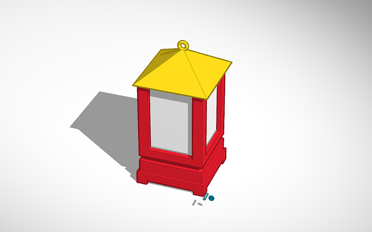 3D design lamp - Tinkercad