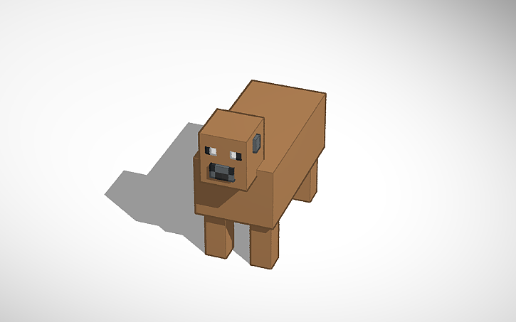 3D design Mini Cow - Tinkercad