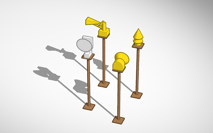 3D design Federal signal sirens - Tinkercad