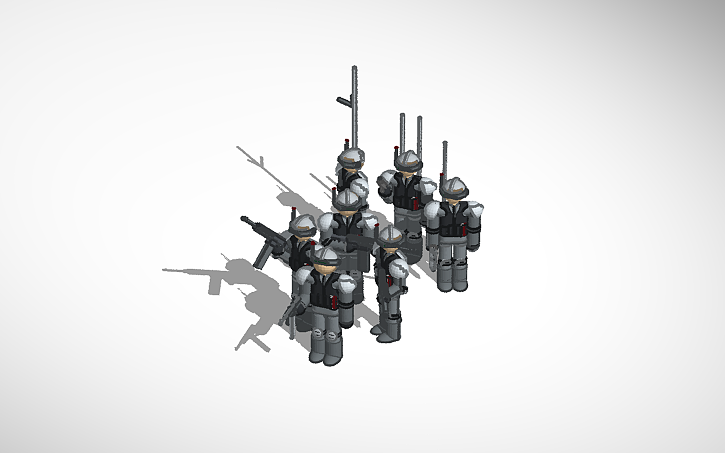 3D design Terran Infantry Section | Tinkercad