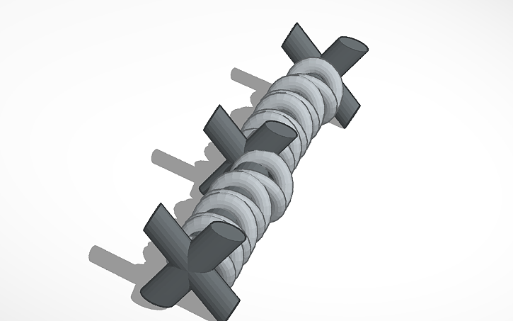 3D design Barbed Wire - Tinkercad