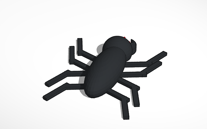 3D design Spider - Tinkercad