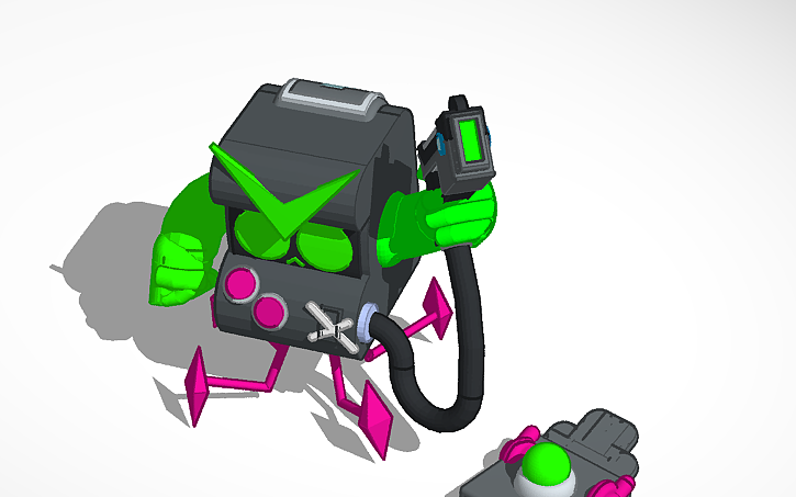 3D design BRAWL STARS VİRUS 8 BİT - Tinkercad