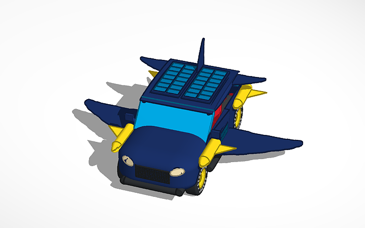 3D design Eco-Friendly Super Car - Tinkercad