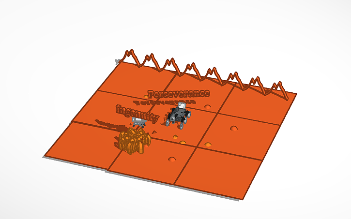 3D design Perseverance mars rover | Tinkercad