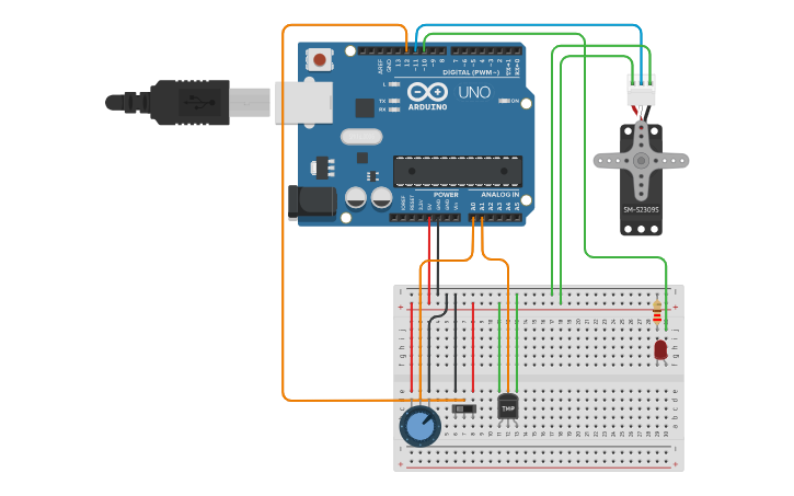 Circuit Design Sensors And Actuators Tinkercad