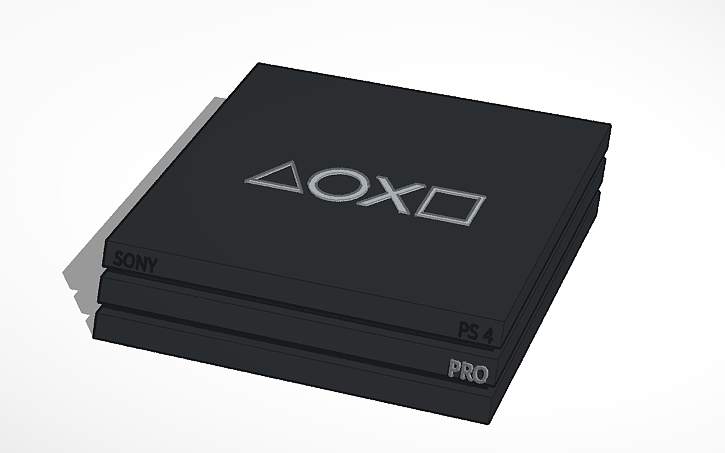 3D design PS4 MODEL | Tinkercad