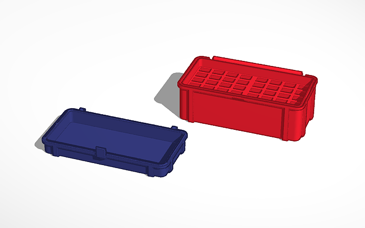 3D design SFP Module Box - Tinkercad