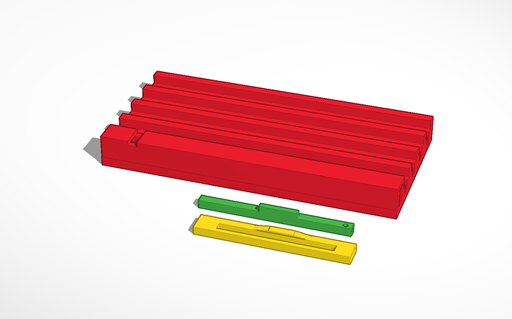 3D design slider - Tinkercad