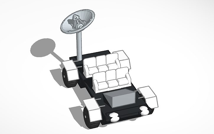3D design L. V. Rover - Tinkercad