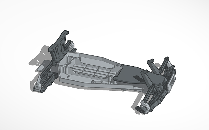 3D design Traxxas Rustler Chassis - Tinkercad